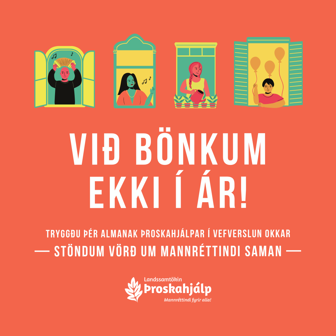 Við bönkum ekki í ár! | Landssamtökin Þroskahjálp
